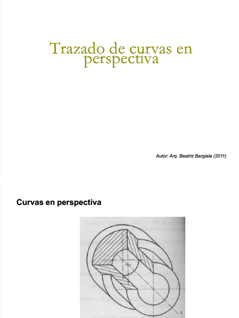 PDF Trazado de Curvas en Perspectiva - Compress | PDF