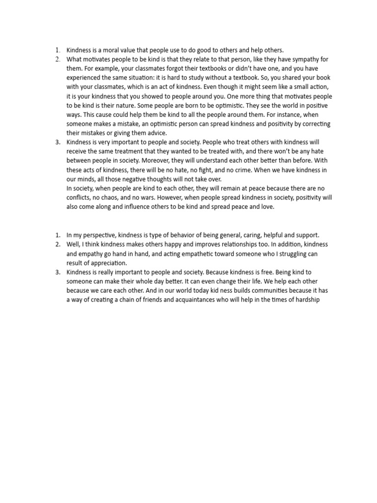 Interview Transcription | PDF | Sympathy | Empathy