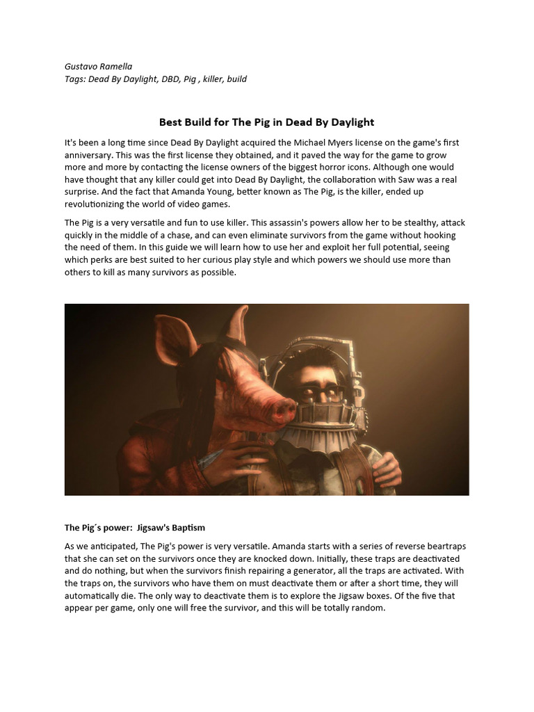 Best Build For The Pig | PDF