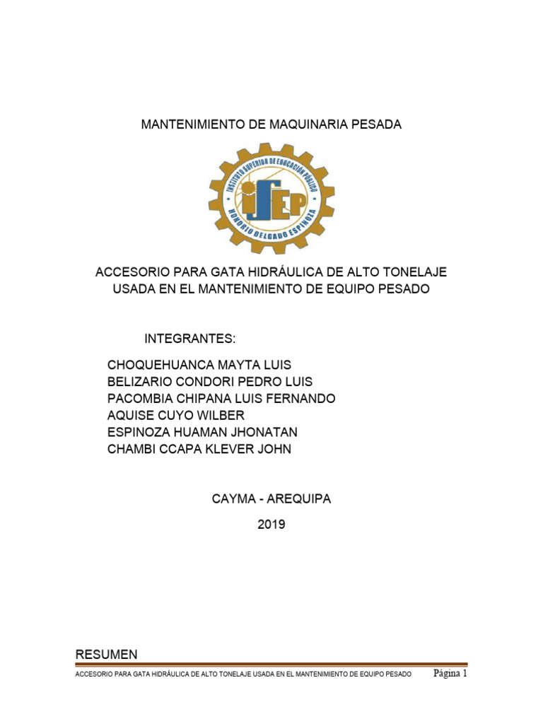 Proyecto de Innovacion e Investigacion Tecnologica (Accesorio Para Gh ) | PDF | Ingeniería mecánica