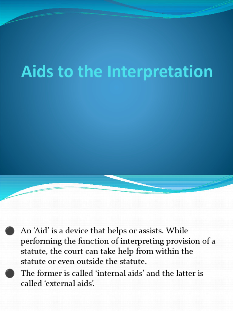 Internal Aids | PDF