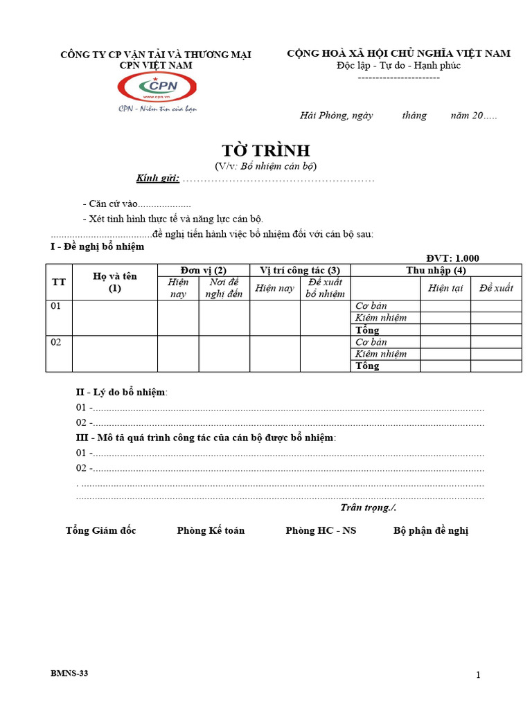 HC - BN - To Trinh Bo Nhiem | PDF