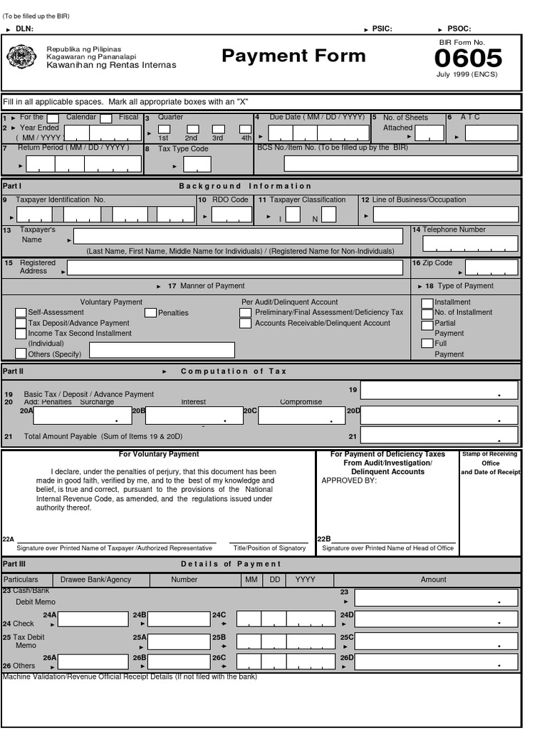 0605version1999 09.02.2022 | PDF | Taxes | Taxpayer