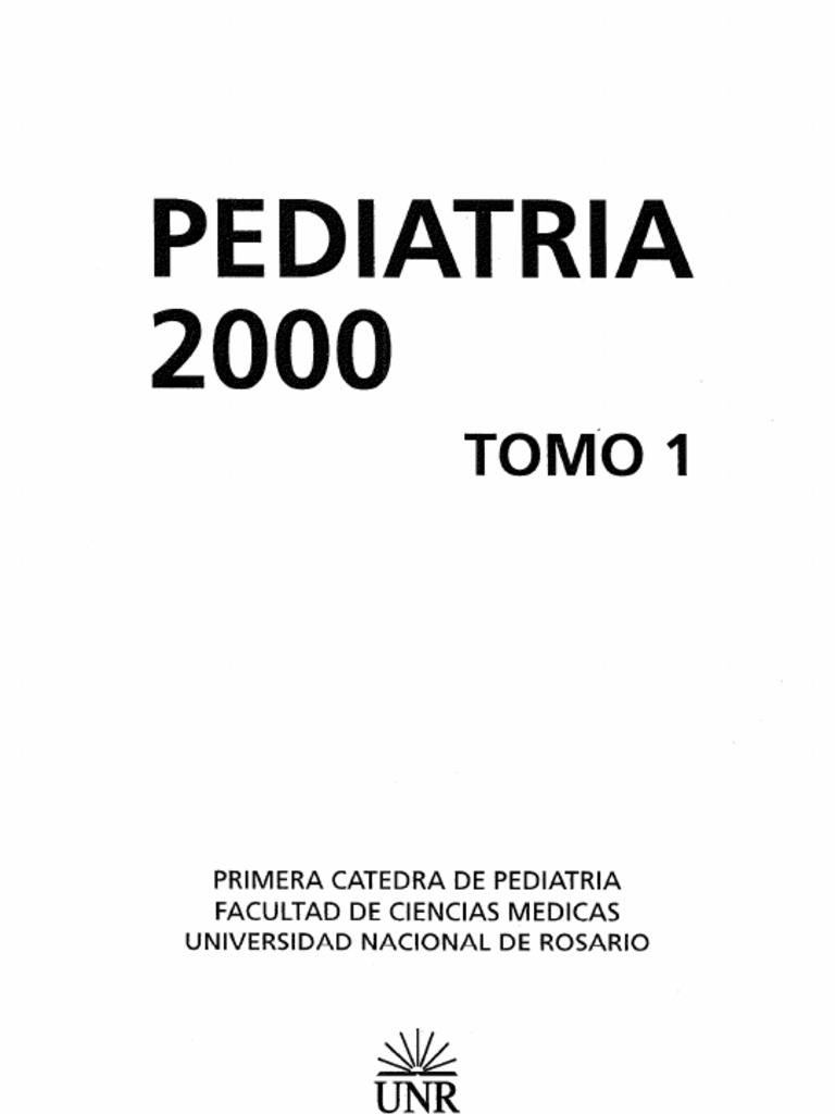 Pediatria 2000 Tomo 01 | PDF