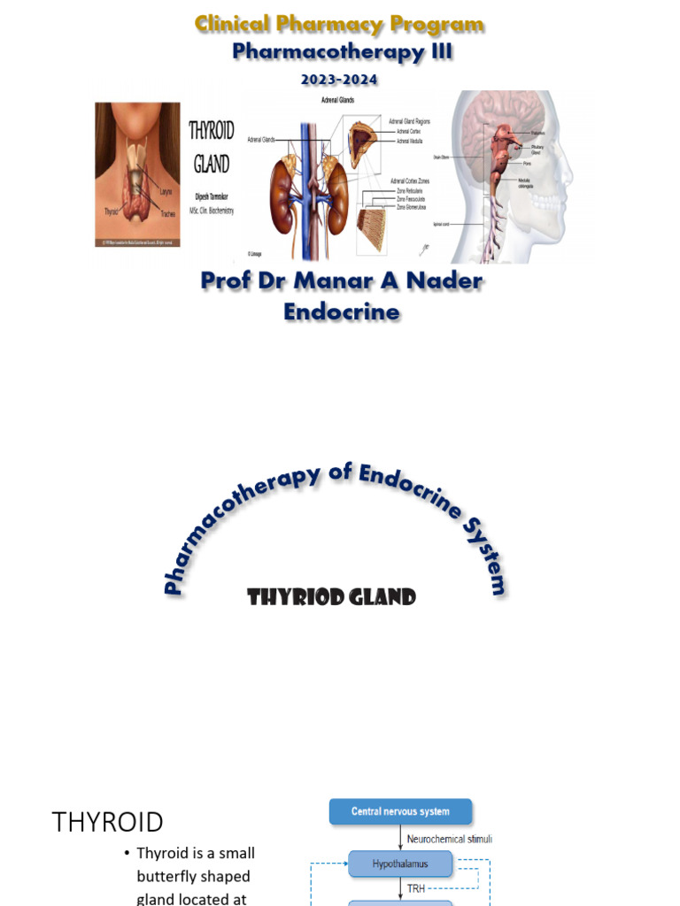 Lect 5 | PDF | Hypothyroidism | Hyperthyroidism