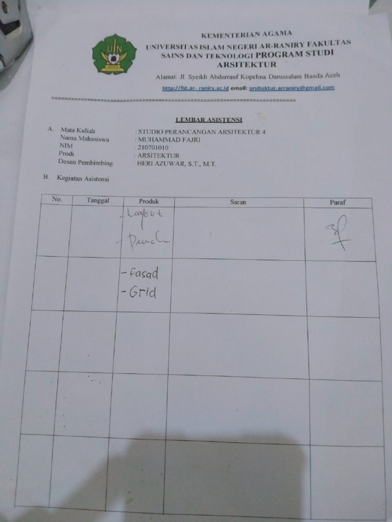 Muhammad Fajri 210701010 (Spa4) | PDF