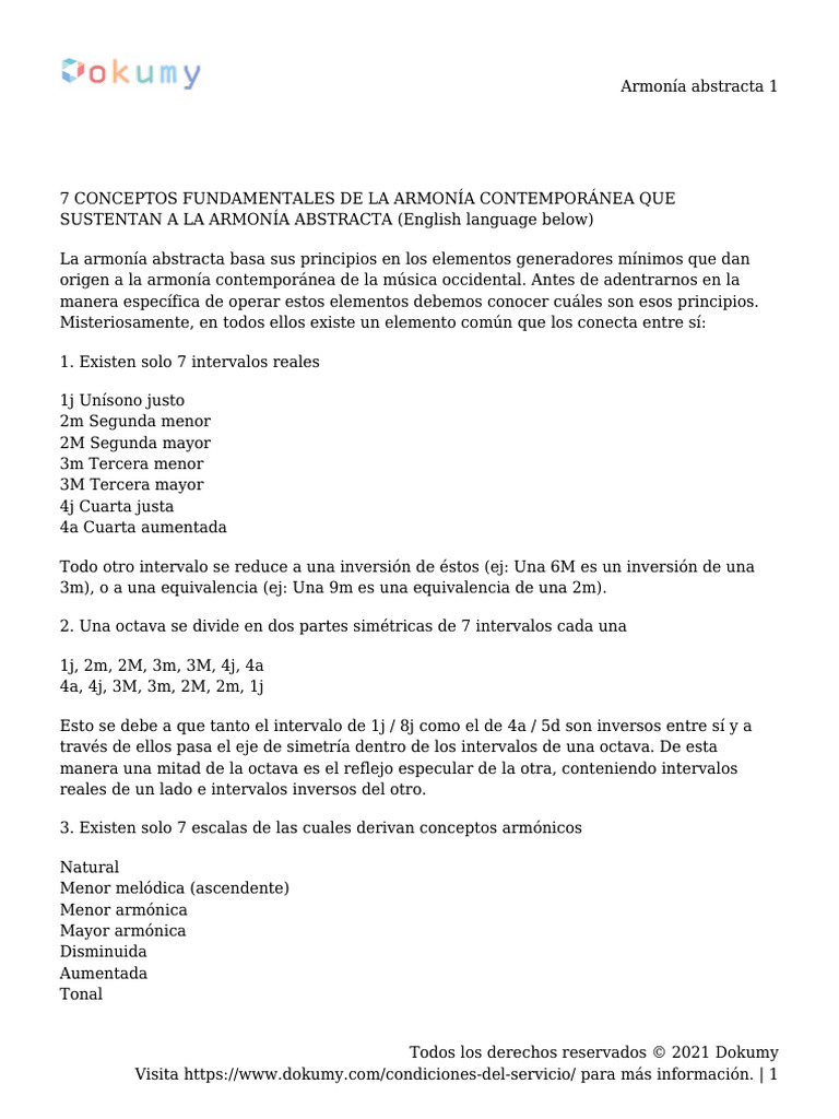 Armonía Abstracta 1 | PDF