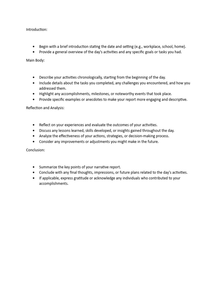 Duty Narrative Report | PDF | Pharmacy | Nursing