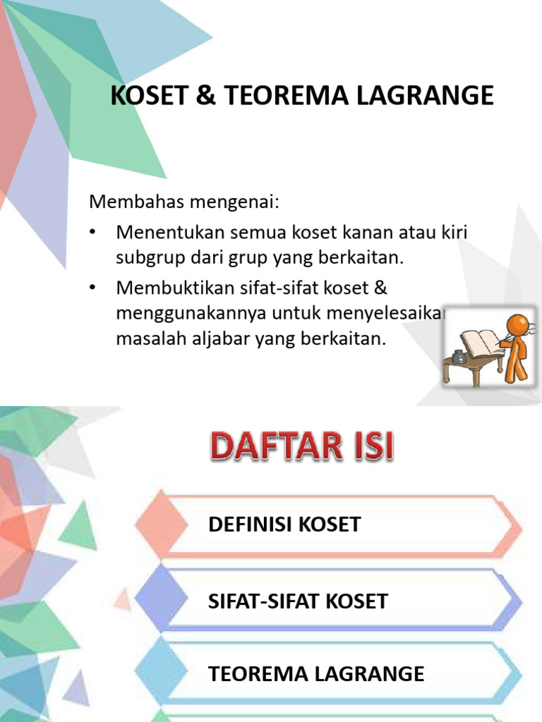 Bab 4. Koset Teorema Lagrange | PDF | Seni & Disiplin Bahasa | Sains & Matematika