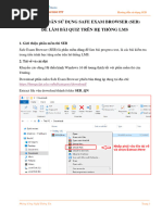 hướng dẫn dùng seb | PDF