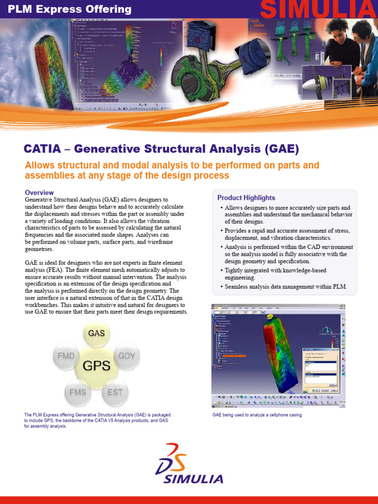 CATIA GAE: Structural Analysis Tool | PDF | Computers