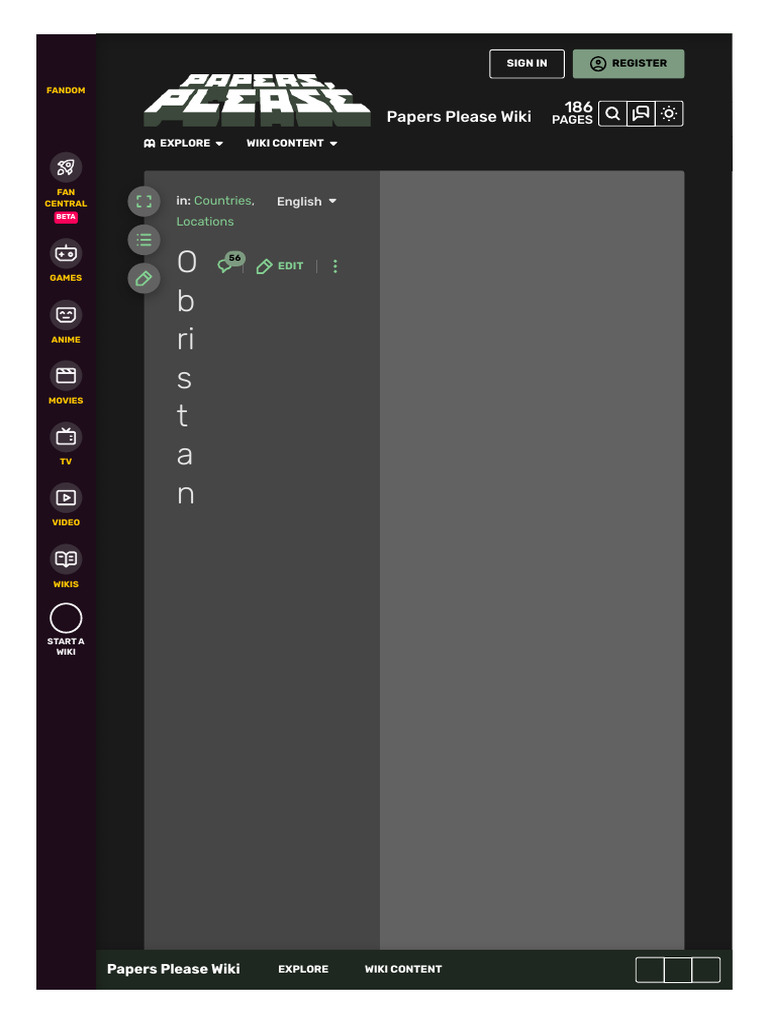 Obristan - Papers Please Wiki - Fandom | PDF