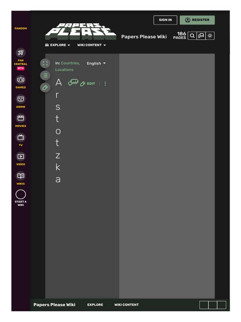 Arstotzka - Papers Please Wiki - Fandom | PDF | You Tube | Fandom