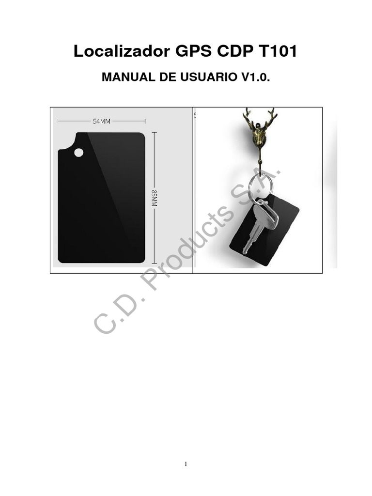 Manual Localizador CDP 101.V1.0 ES | PDF