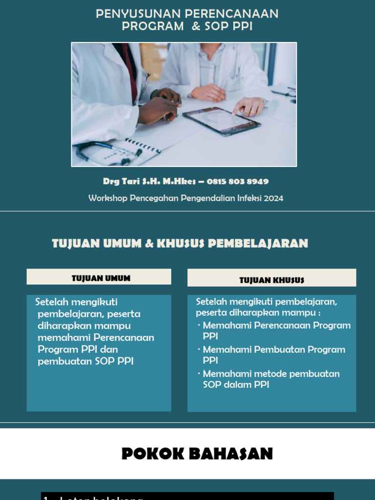 Ppi Perencanaan Program Dan Sop | PDF
