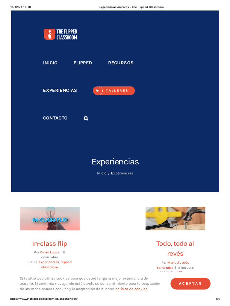 Experiencias Archivos - The Flipped Classroom | PDF