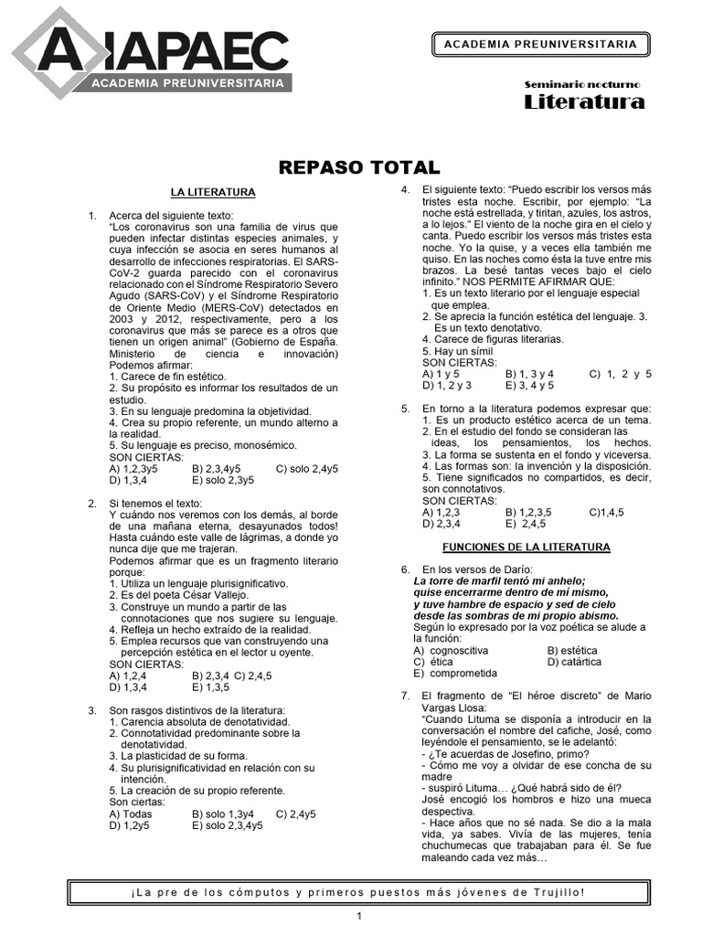 01 Literatura | PDF | Don Quijote | Divina Comedia