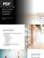 Pedoman Penggunaan NVIVO | PDF