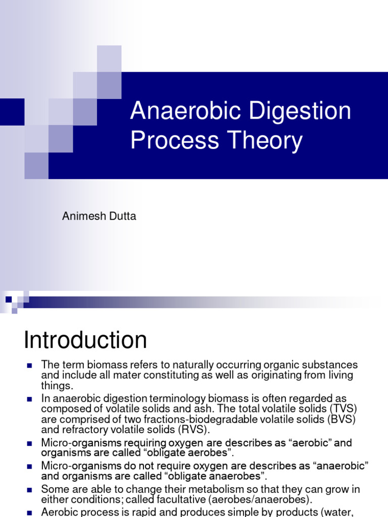 Understanding Anaerobic Digestion Process | PDF | Anaerobic Digestion ...