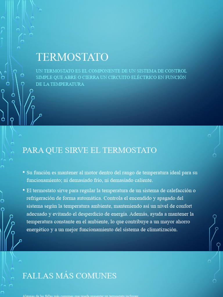 Termostato | PDF