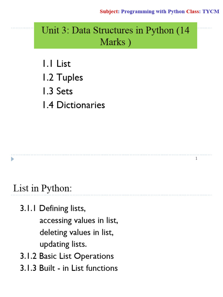 Unit 3 Topic List | PDF | String (Computer Science) | Data Type Unit 3 Topic List | PDF | String (Computer Science) | Data Type