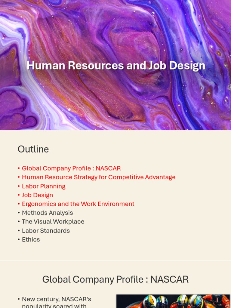 Human Resources and Job Design Presentation | PDF | Human Resources ...