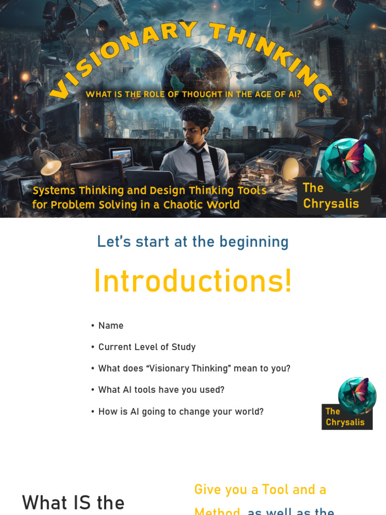 Visionary Thinking Workshop Slides | PDF | Attitude (Psychology) | Empathy