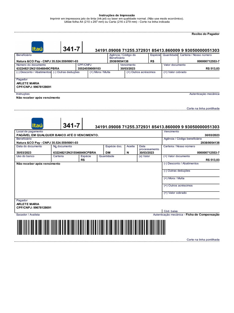 Boleto | PDF | Design de comunicação | Publicação