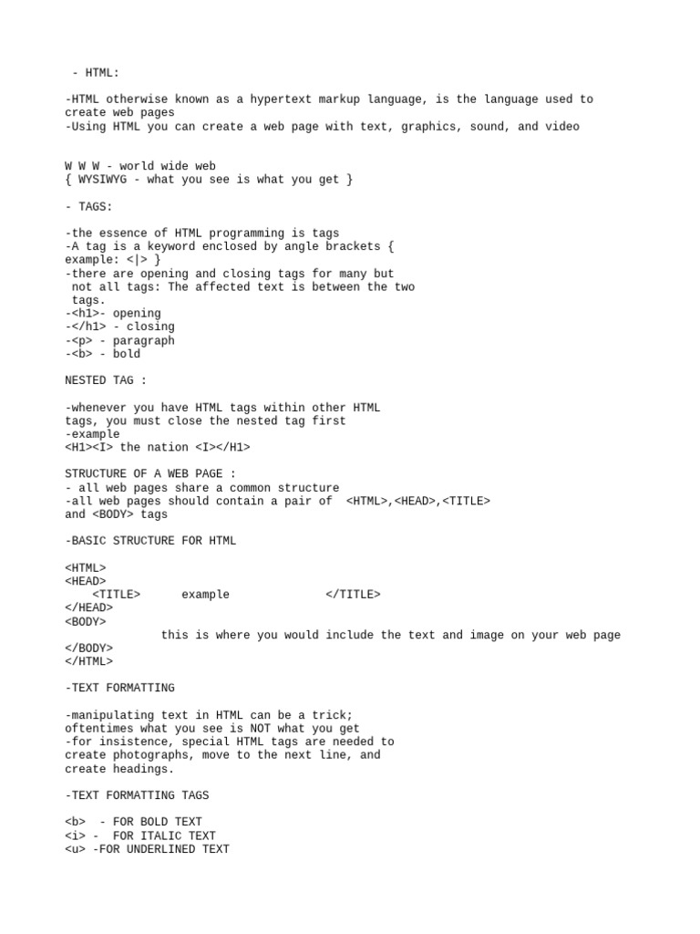 Html Pdf Html Element Html