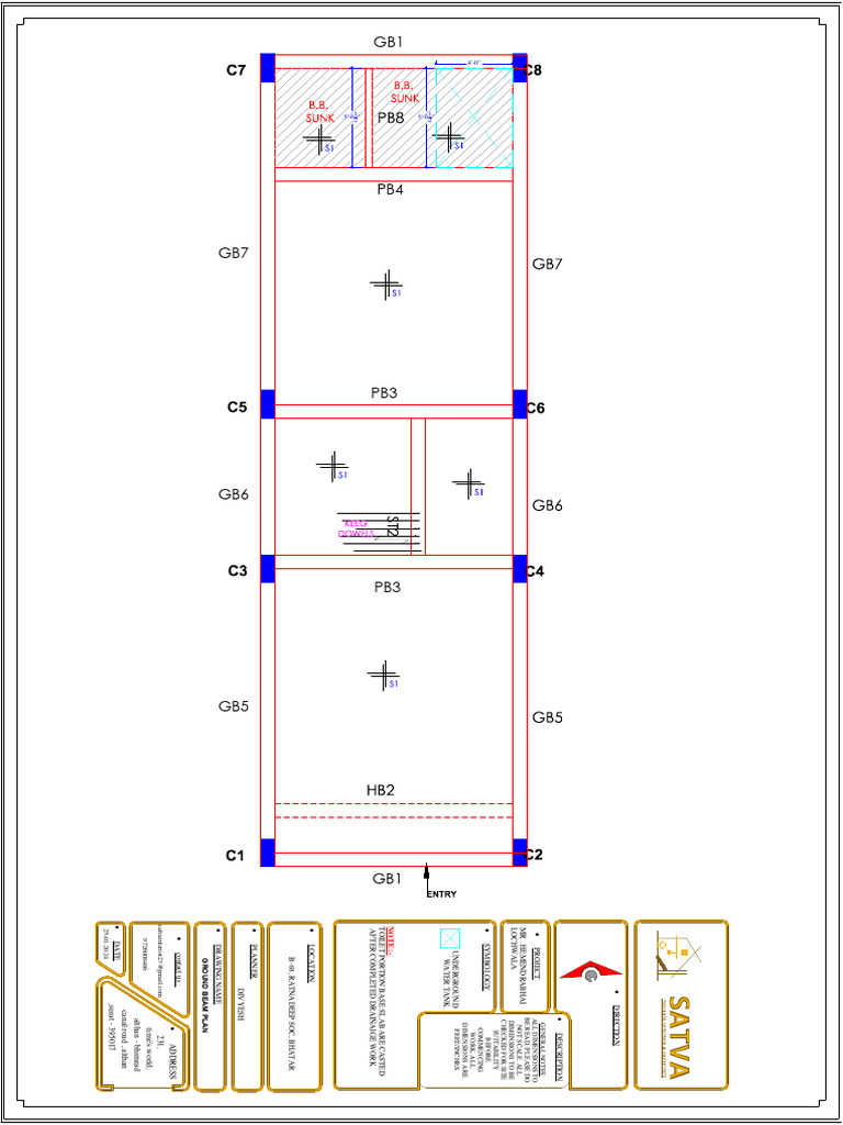 Ground Beam Plan | PDF