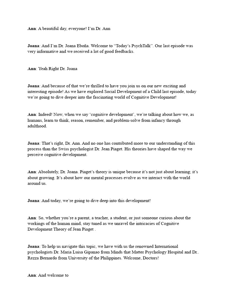 TalkShow Script | PDF