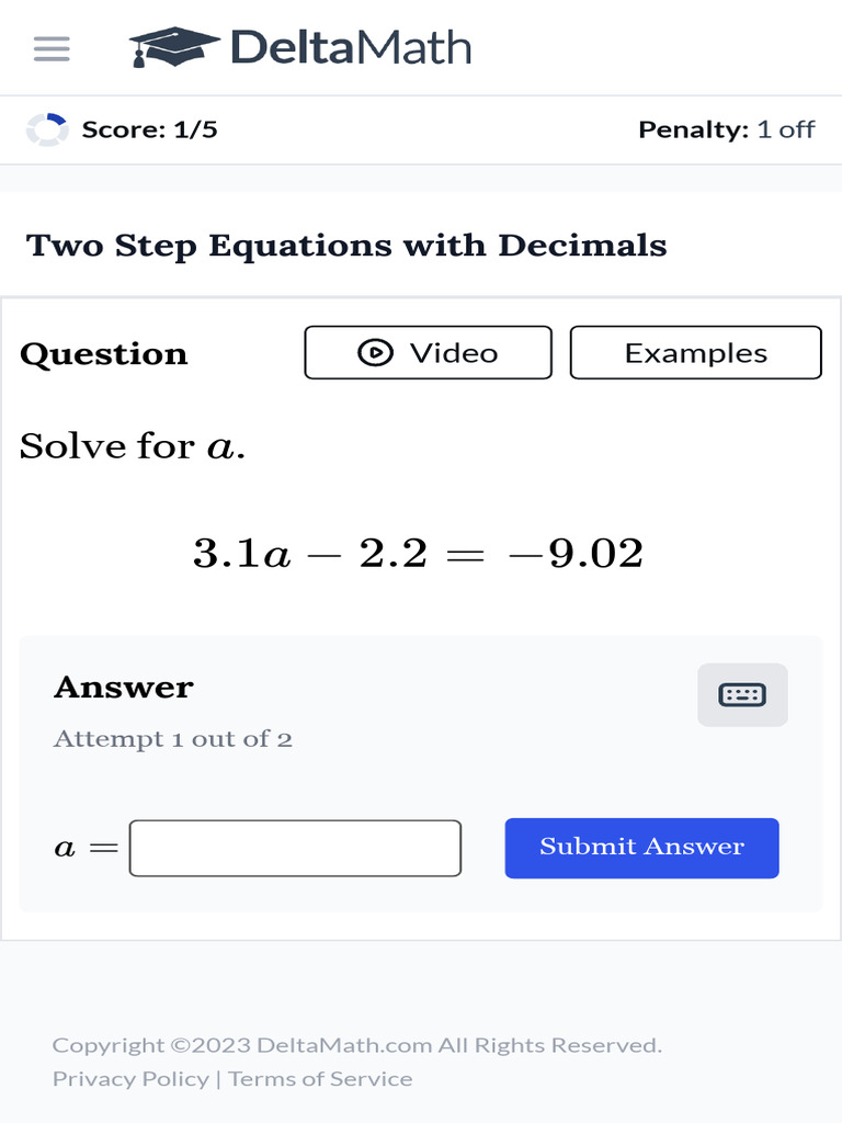 DeltaMath Student Application | PDF
