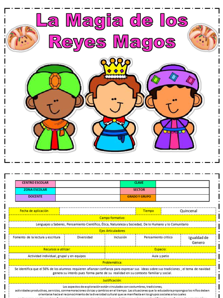Proyecto La Magia de Los Reyes Magos 2024 | PDF | Inclusión (Educación ...