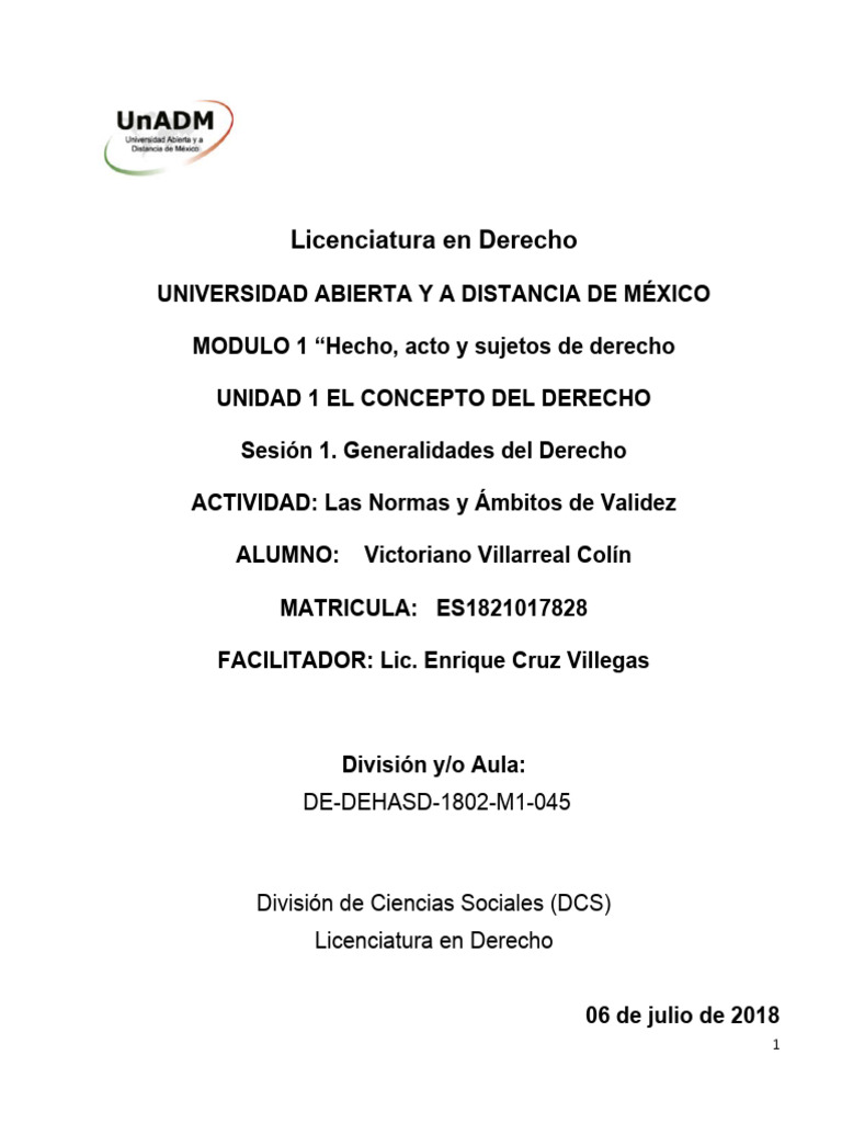 M1 - U1 - S1 - VIVC 05 Jul 2018 | PDF