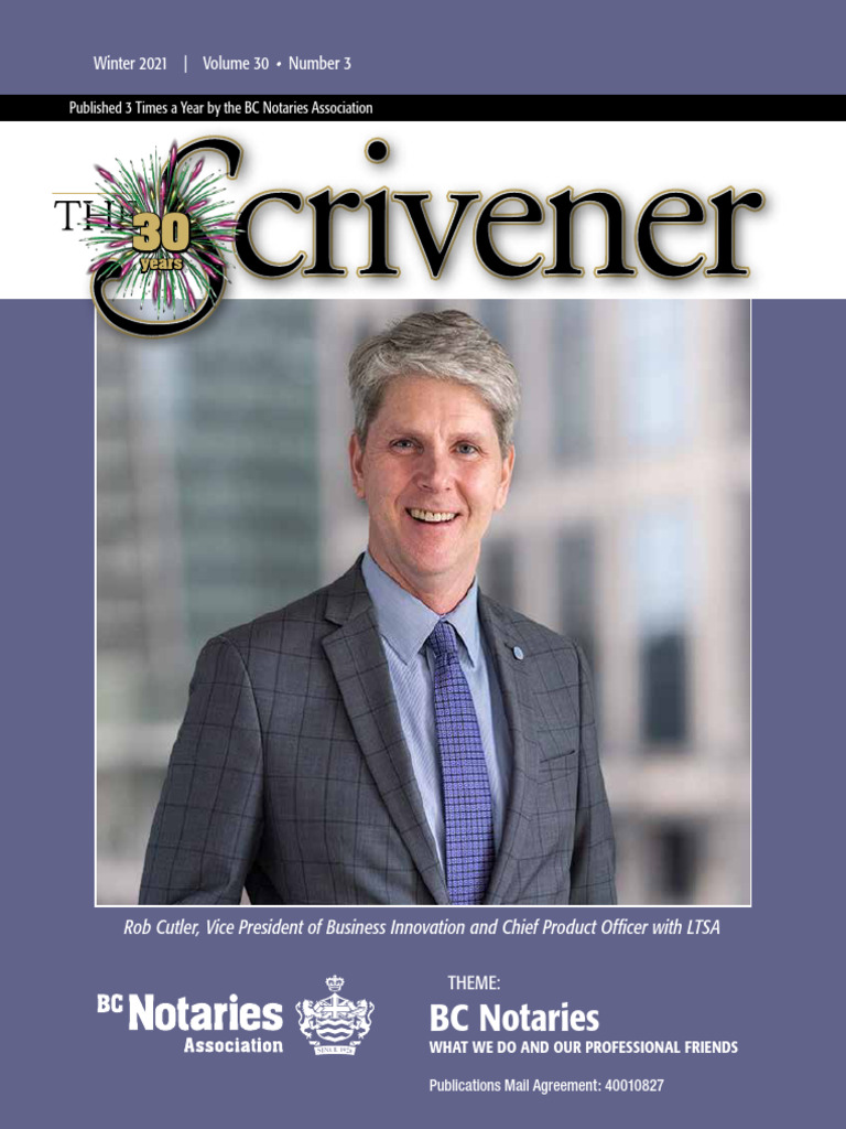 Scrivener Winter 2021 Online | PDF | Conveyancing | Lawyer