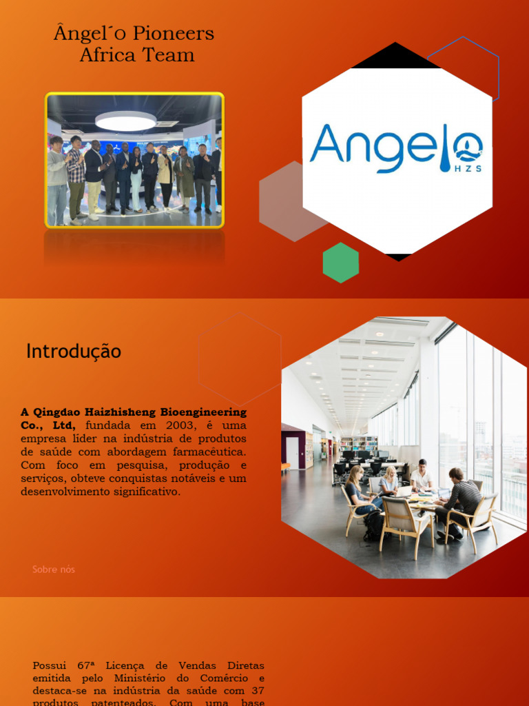 Apresentação Ângelo Historia &Produtos | PDF | Corpo humano | Trato ...