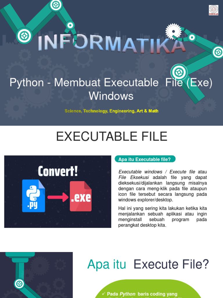 Membuat Executable File Exe Windows Pada Python Pdf Seni Komputer 9651