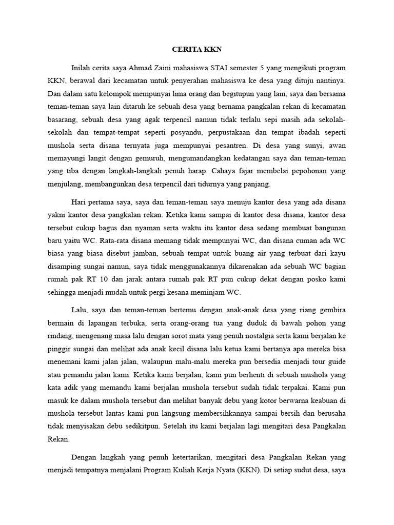 Cerita KKN | PDF