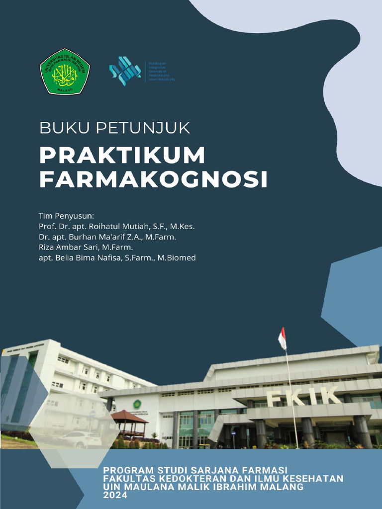 Buku Petunjuk Praktikum Farmakognosi - 2024 | PDF | Griya & Taman
