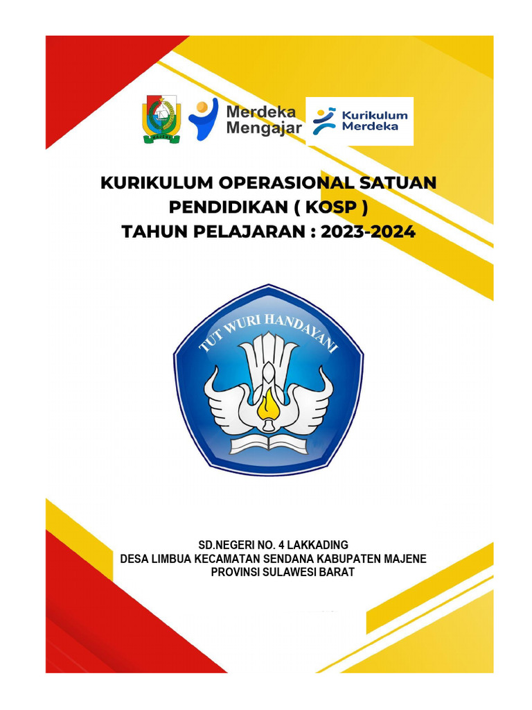 KOSP SDN No. 4 Lakkading - Lengkap | PDF