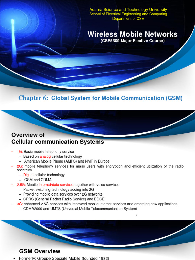 Chapter 6 | Download Free PDF | Cellular Network | General Packet Radio ...