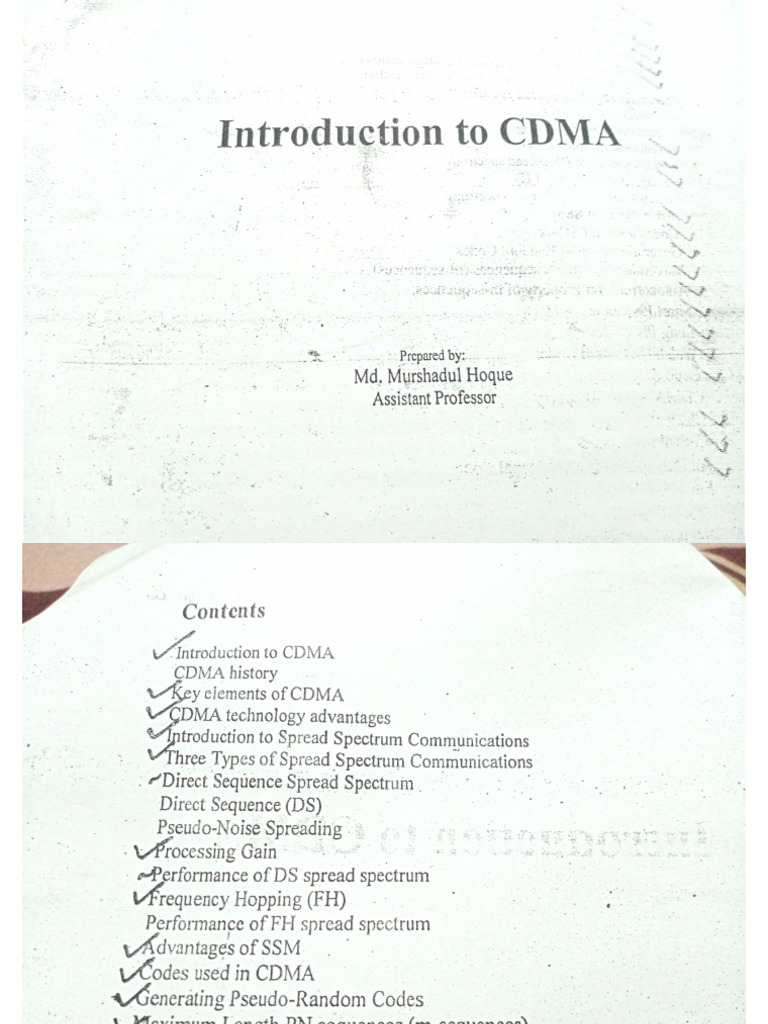 CDMA | PDF