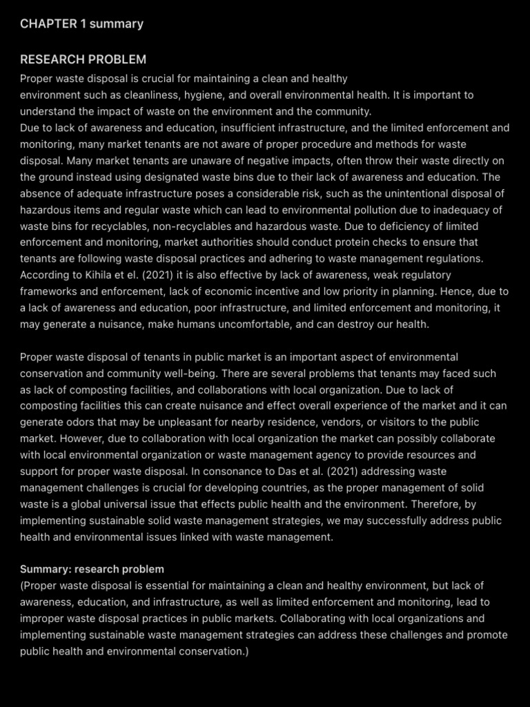 CHAPTER 1 Summary | PDF