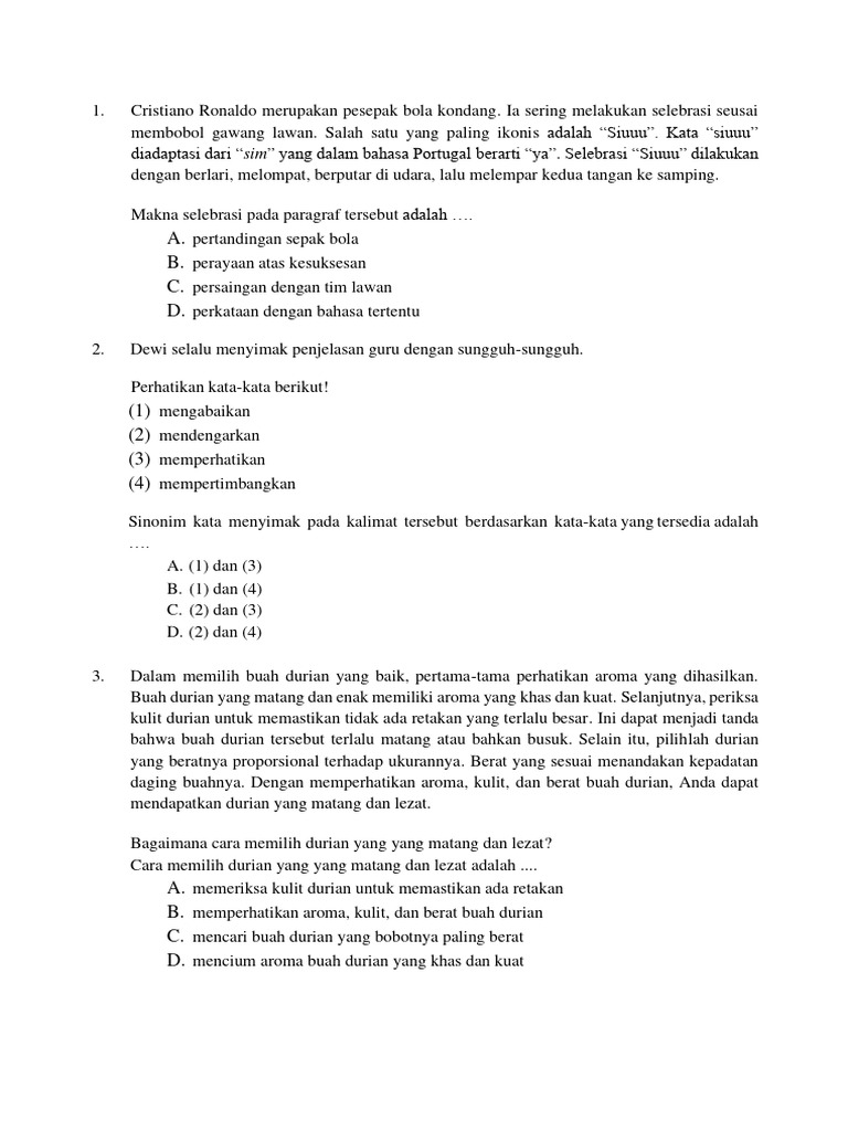 Soal TO1 | PDF