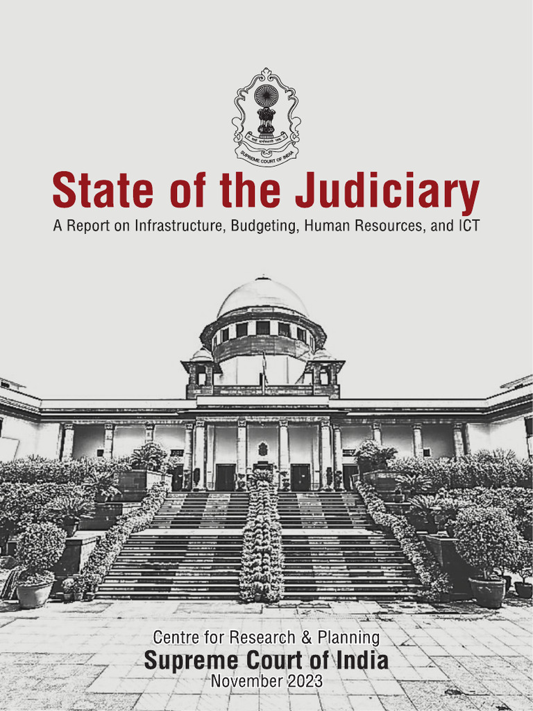 State of Judiciary | PDF | Courtroom | Supreme Court Of India