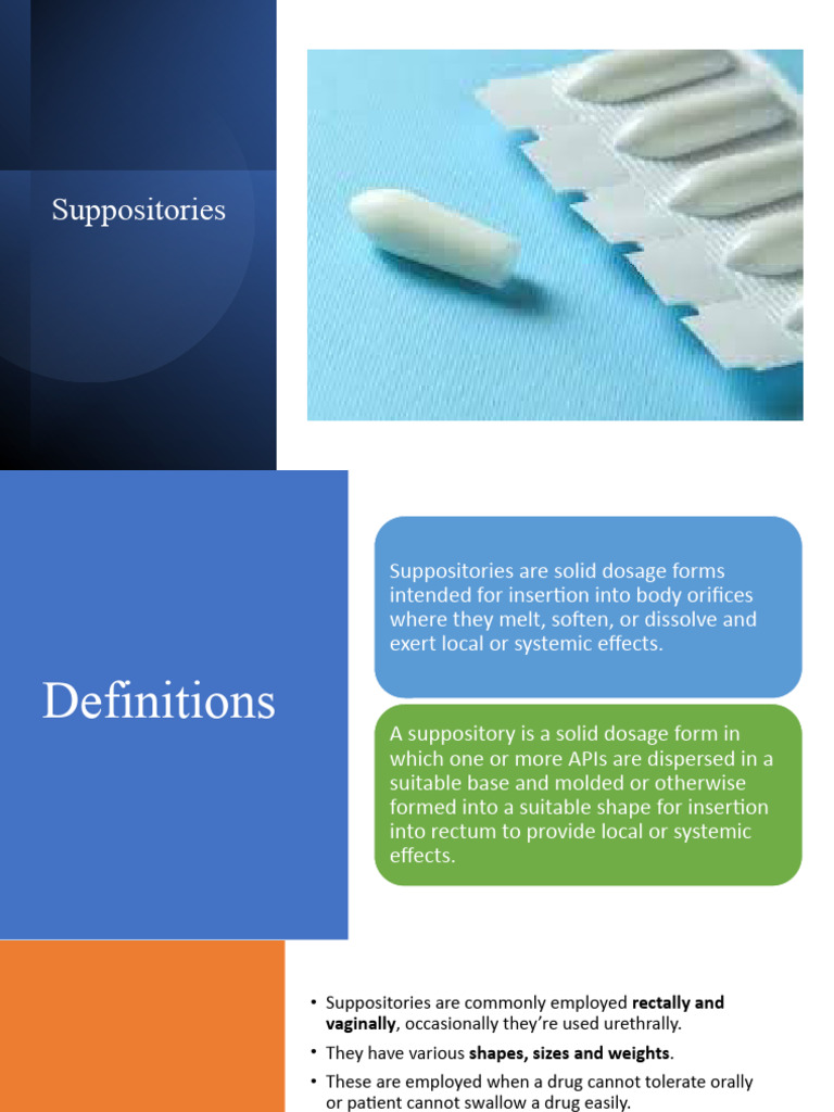 Suppositories | PDF