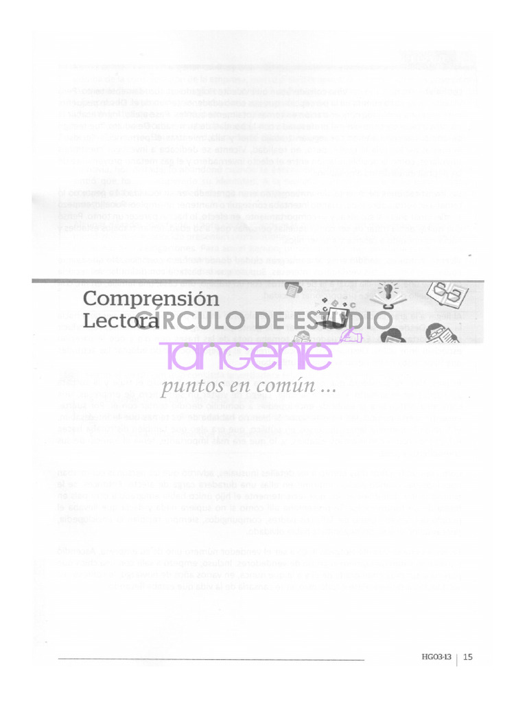 Resolucion - Comprensión Lectora | PDF