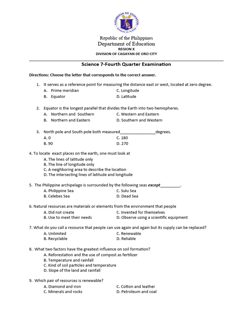 4Q Science G7 | PDF