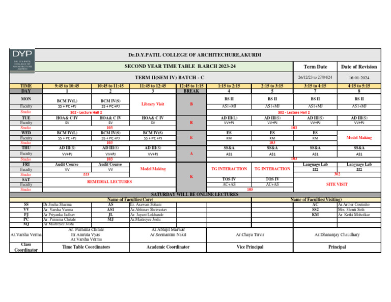 2C Timetable | PDF