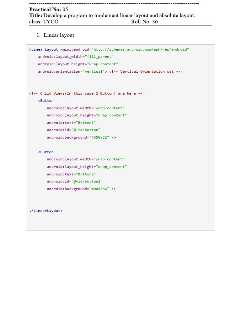 Practical-N0 5 | PDF